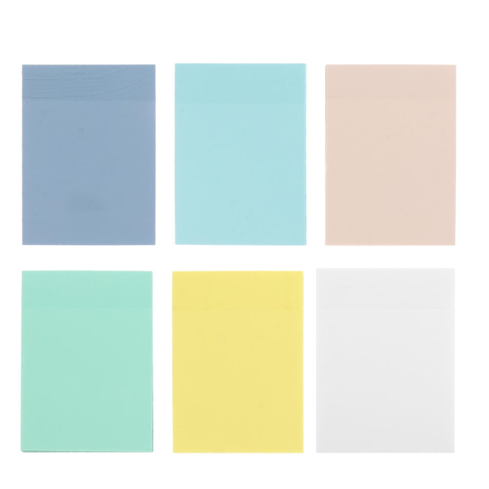 Worgeous Plastic Memo Stickers for Writing Use with Assorted Colors and ...