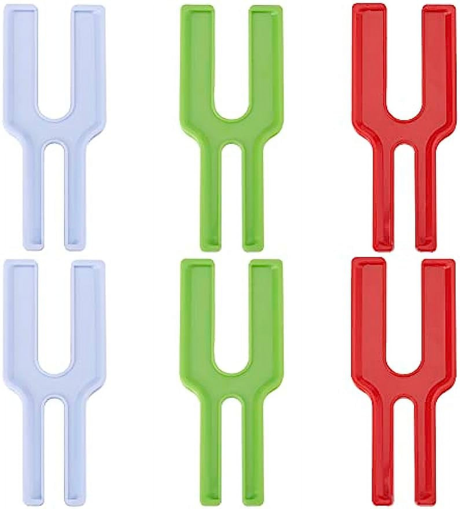 6Pcs Plastic Pompom Maker Fluff Ball Weaver Blue Red Green Wool Ball ...