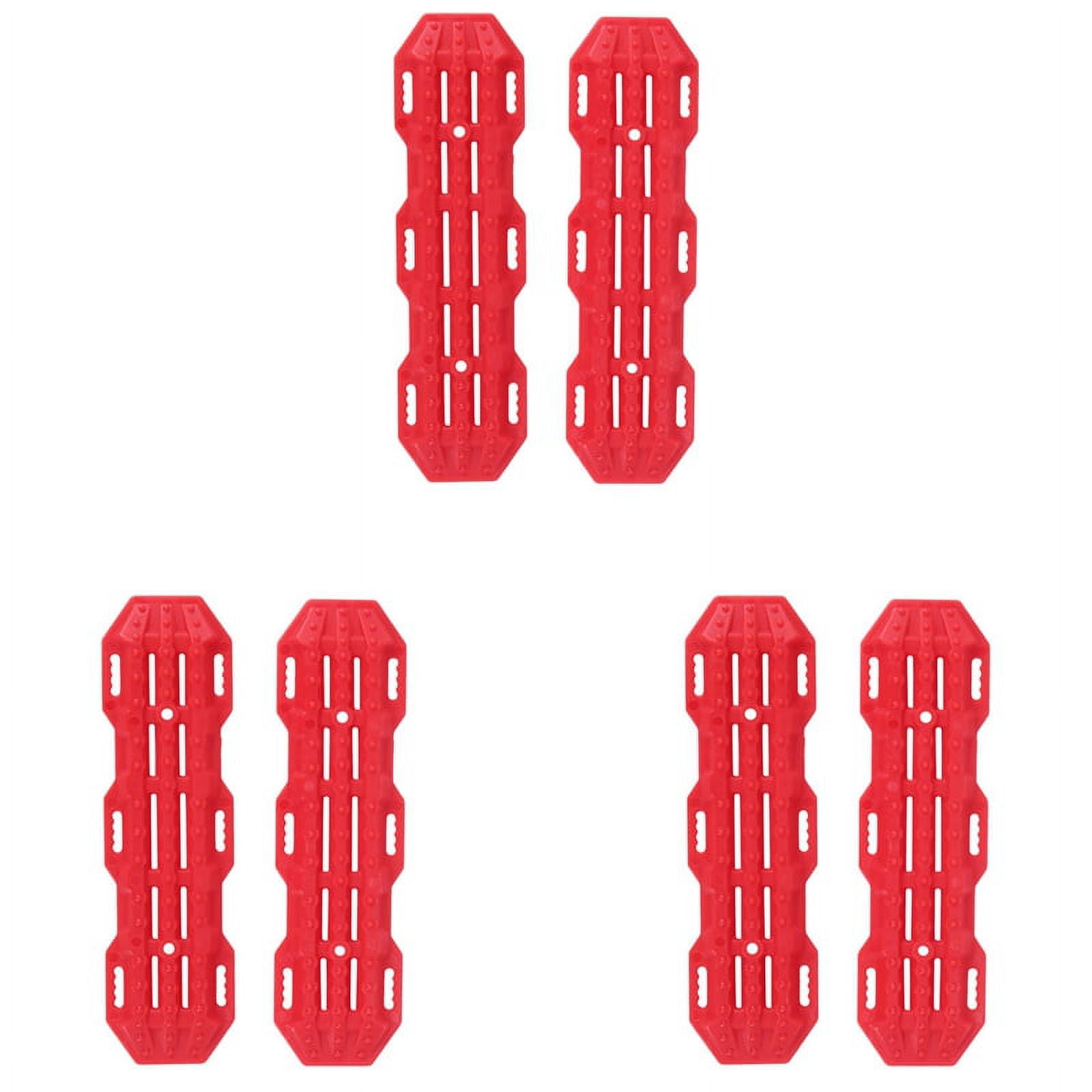 6Pcs Plastic Sand Ladder Recovery Ramps Board for 1:10 RC Crawler Axial ...