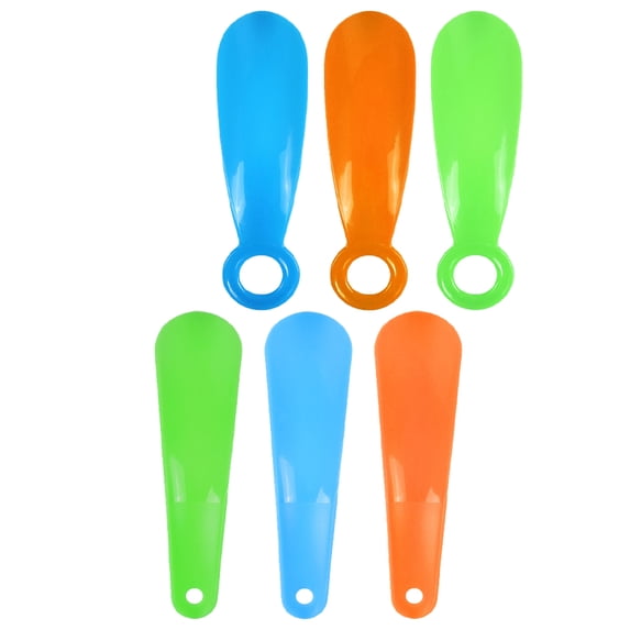 6Pcs Plastic Shoe Horns Shoe Wearing Helper Shoes Wearing Assist Tool ...