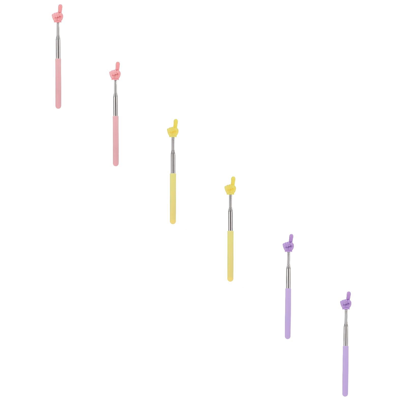 6Pcs Pointer Stick For Classroom,Teacher Pointer Stick,Extendable ...