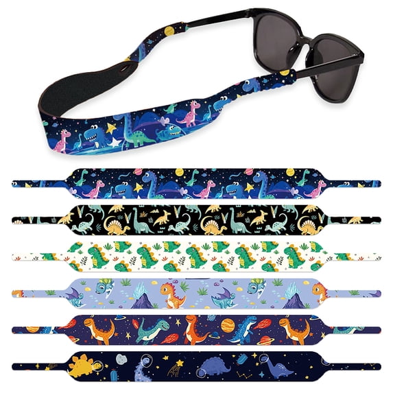 6Pcs Polyester Eyeglasses Holder Sport Safety Glasses Strap Elastic ...