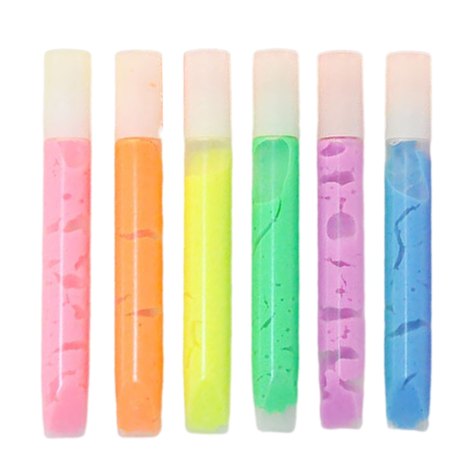 6Pcs Popcorn Pen Fluffy Paint - Creative 3D Art Crafts Drawing Pen ...