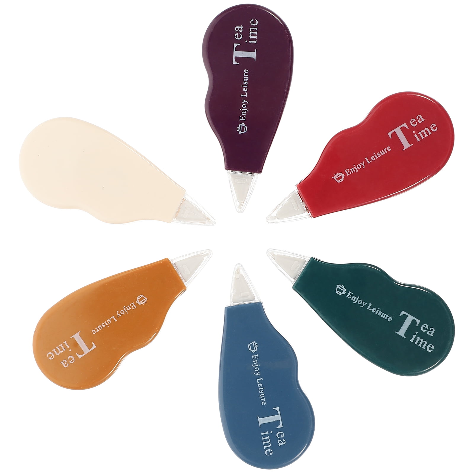 6Pcs Portable Correcting Tapes Students Correction Tapes White Out ...