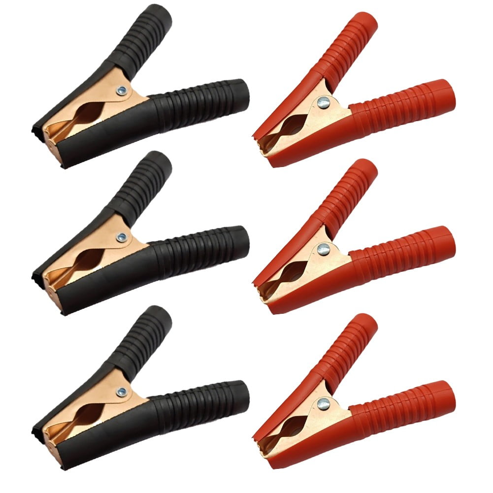 6Pcs Power Replacement Jumper Cable Heavy Duty Car Battery Clamps ...