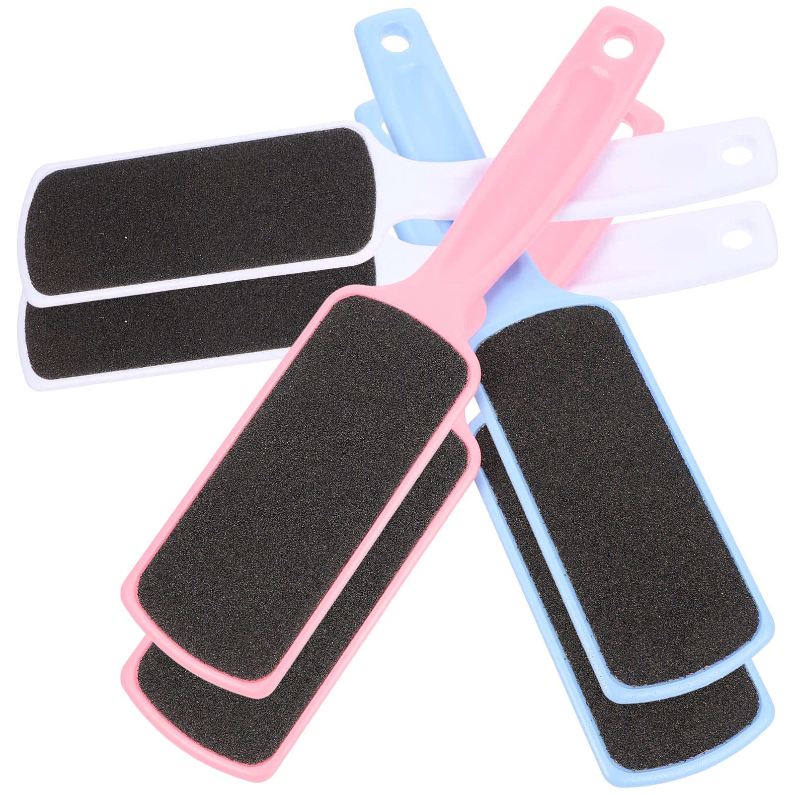 6Pcs Practical Foot Files Callus Removers Handheld Pedicure Exfoliating ...
