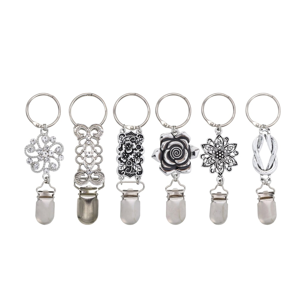 6Pcs Practical Hat Clamps for Outdoor Gears Secure Cap Holder Metal ...
