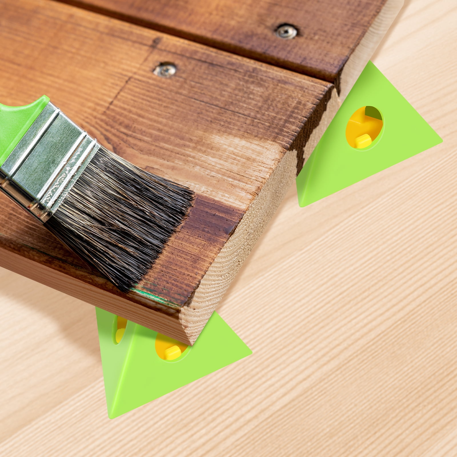 6Pcs Pyramid Painting Stand PVC Mini Cone Paint Stand Portable Painting ...