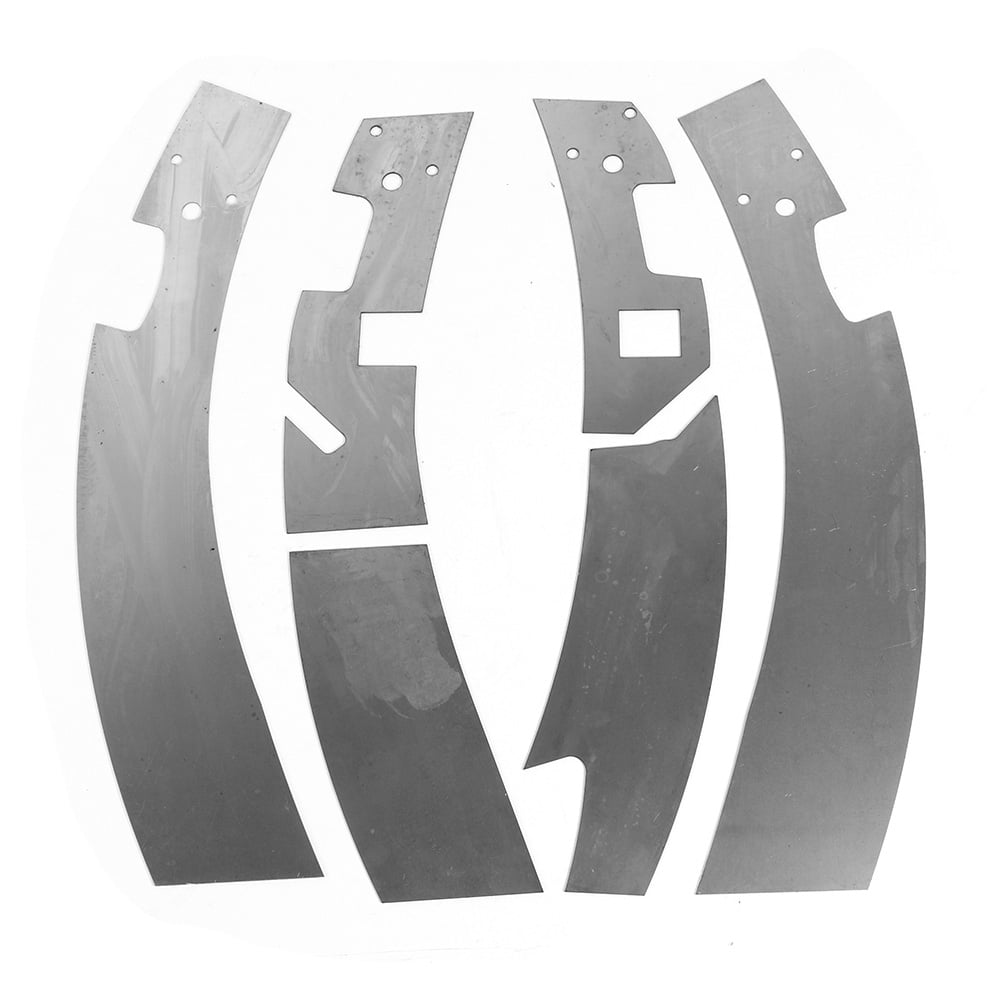 6Pcs Rear Chassis Leg Repair Kit Panel Rail Welding Fit for Land Rover ...