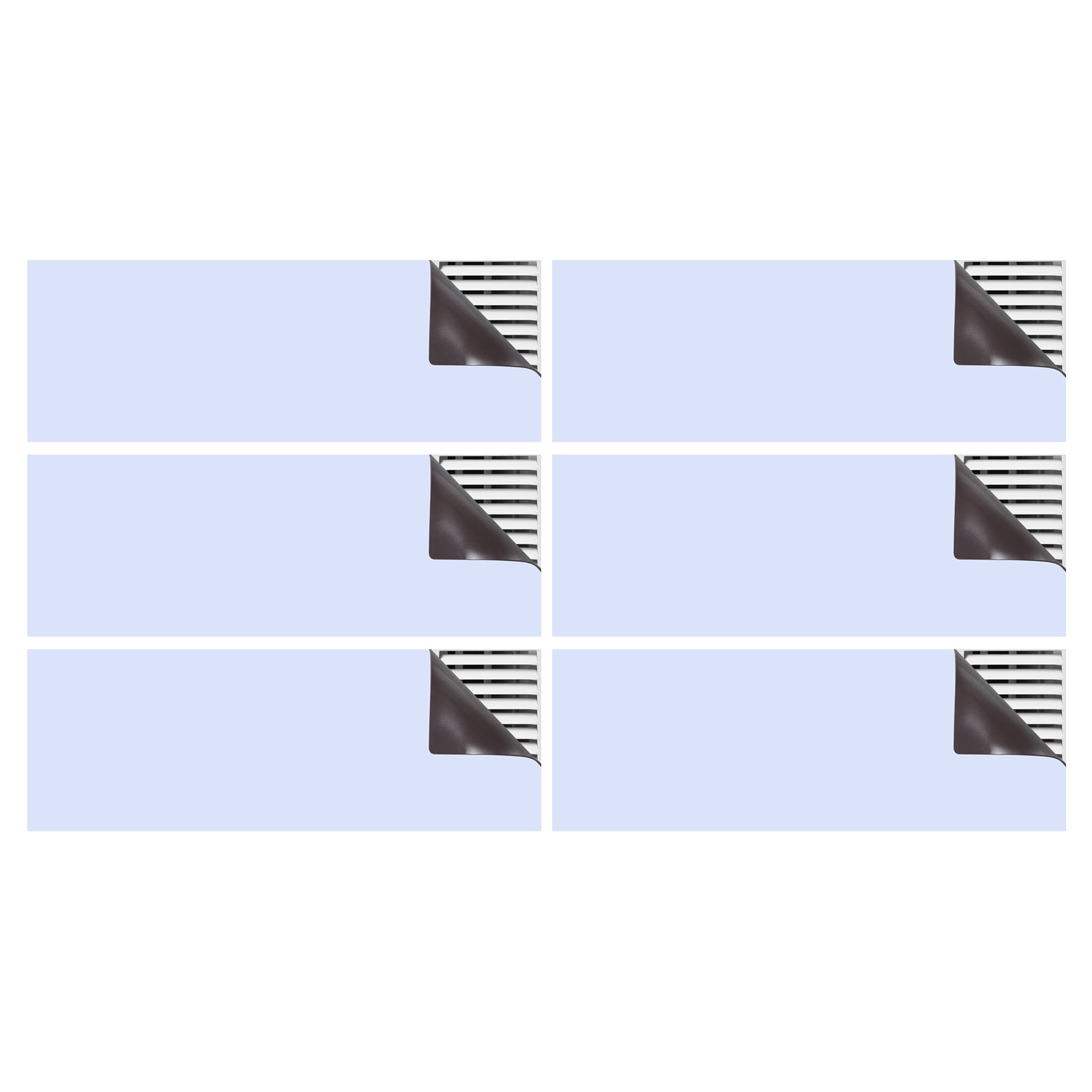 6Pcs Rectangle Magnetic Vent Covers, 12"x5.5" Floor Air Vent Blocker ...