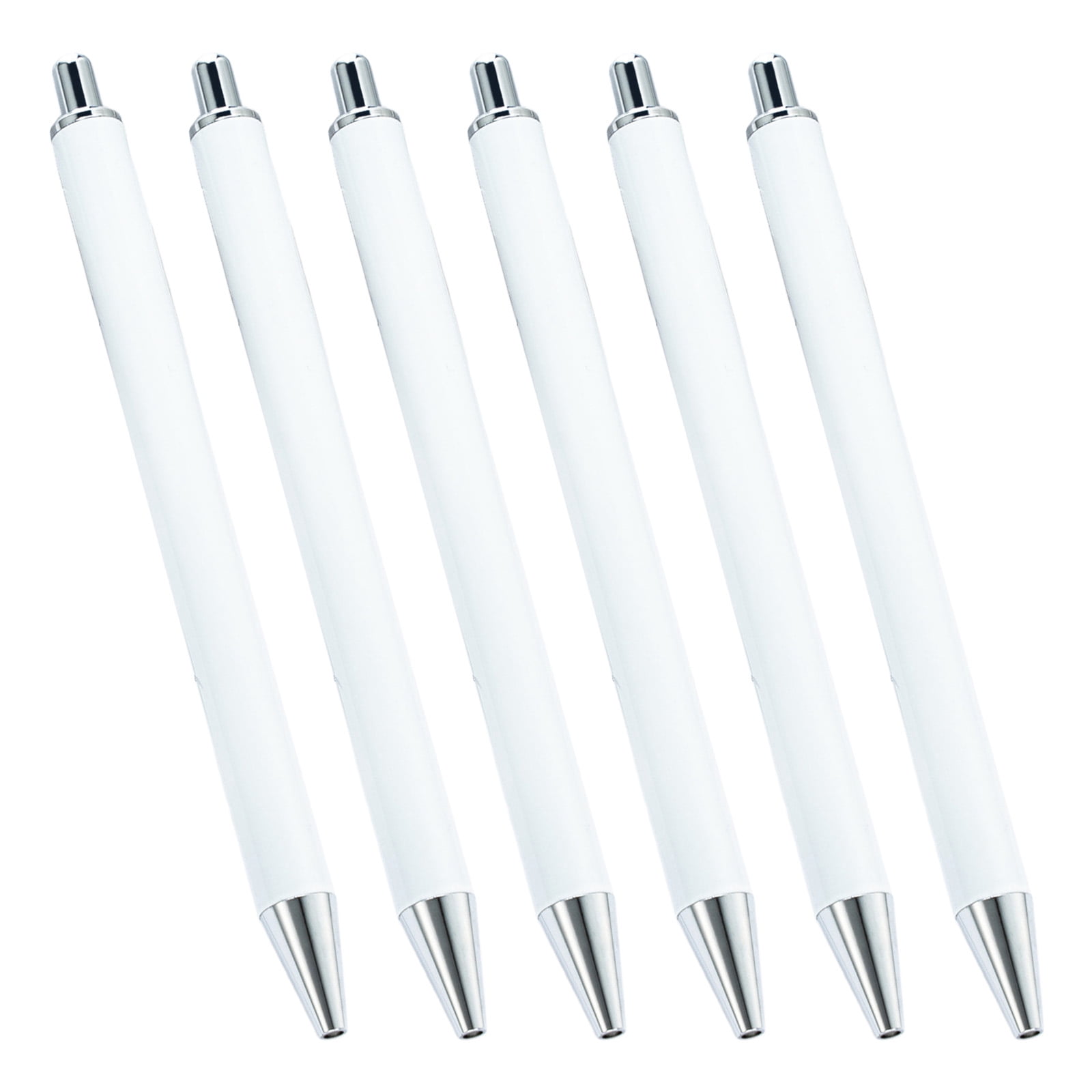 6Pcs Retractable Ballpoint Pen Business Signing Pen 1.0MM Tip Smooth to ...