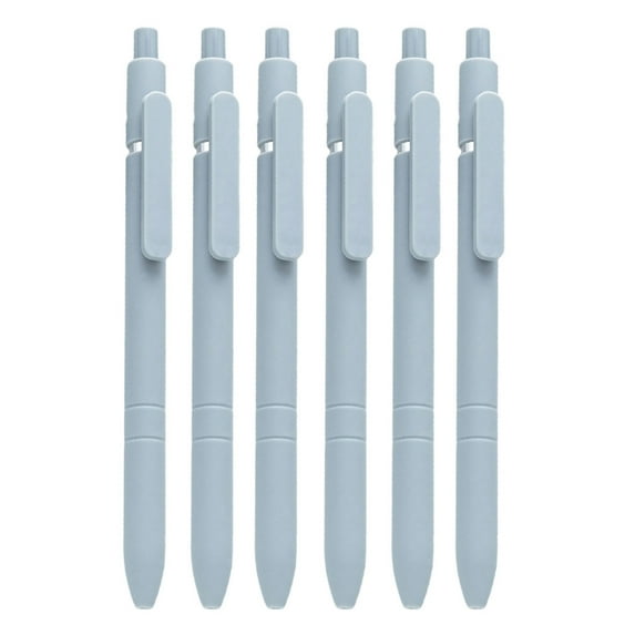 6Pcs Retractable Ballpoint Pen Refillable Business Signing Pen 0.5MM ...