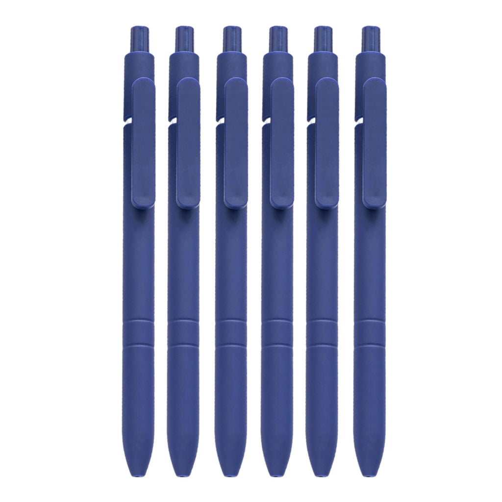 6Pcs Retractable Ballpoint Pen Refillable Business Signing Pen 0.5MM ...