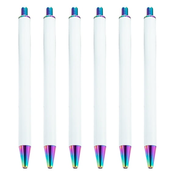 6Pcs Retractable Ballpoint Pen Signing Pen Ballpoint Pen Business Gift ...