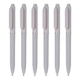 6Pcs Retractable Pens, 0.5mm Gel Pens Black Ink Rollerball Pen Medium ...