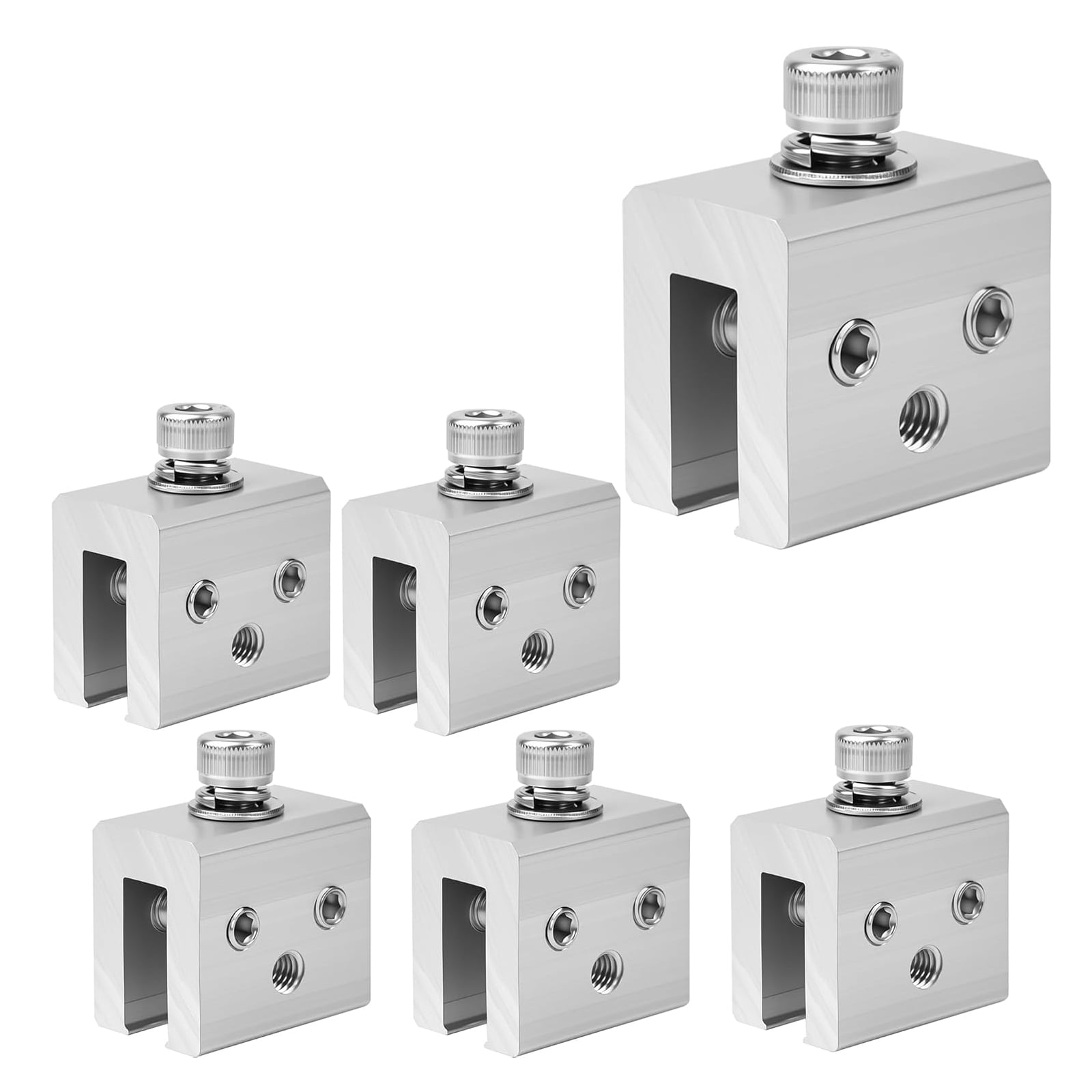 6Pcs Roof Clamp for Standing Metal Roof Standing Seam Bracket Clamp for ...