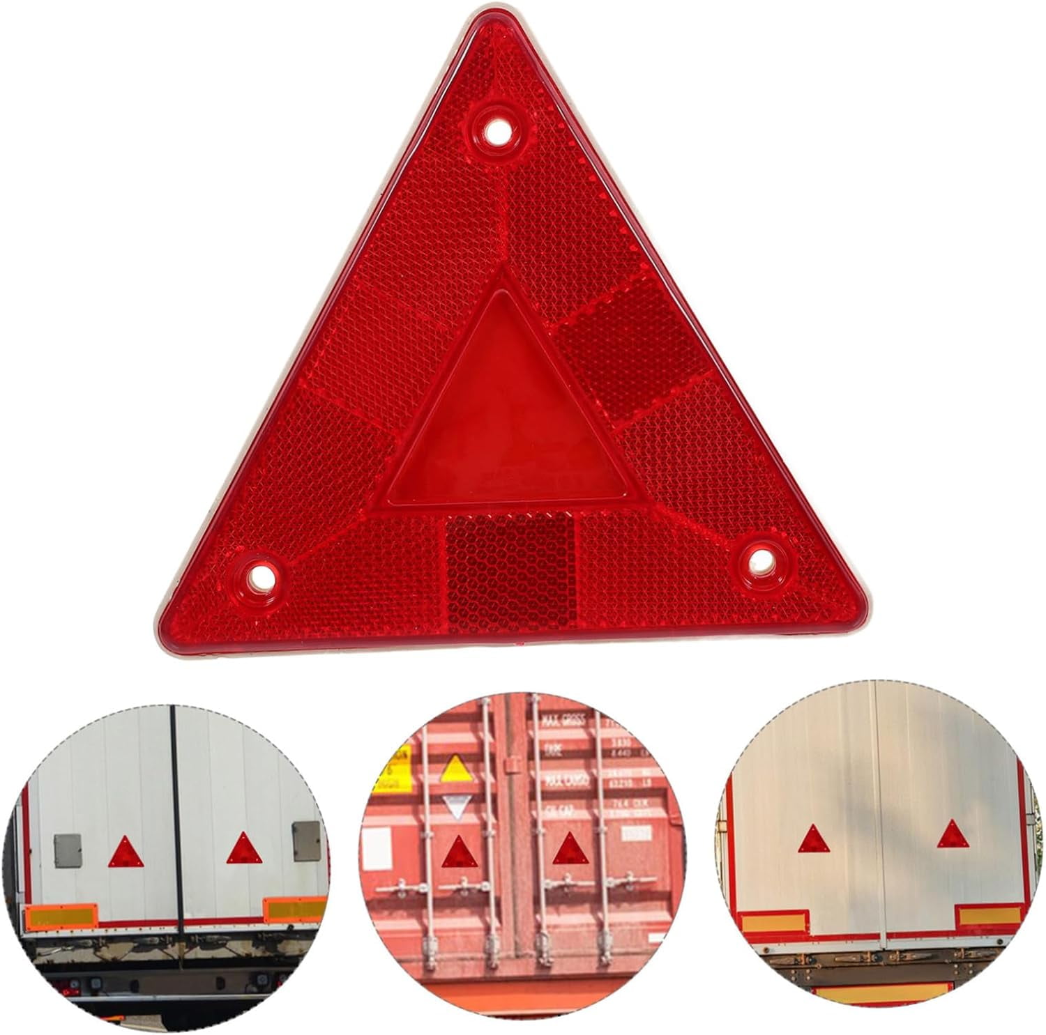 6Pcs Safety Reflective Warning Sign，Emergency Roadside Safety Signs for ...