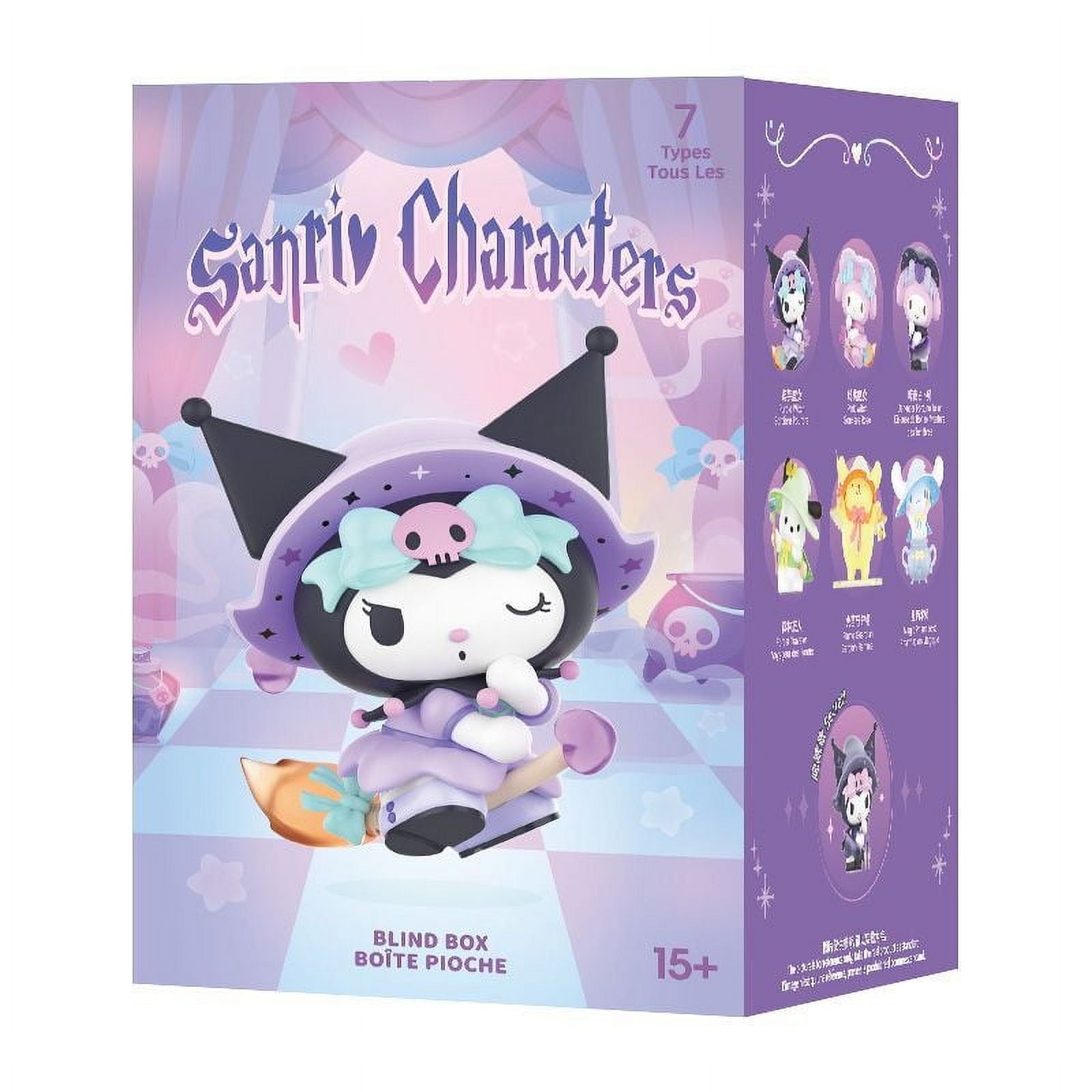 6Pcs Sanrio Blind Box Kawaii Kuromi Cinnamoroll My Melody Action Figure ...