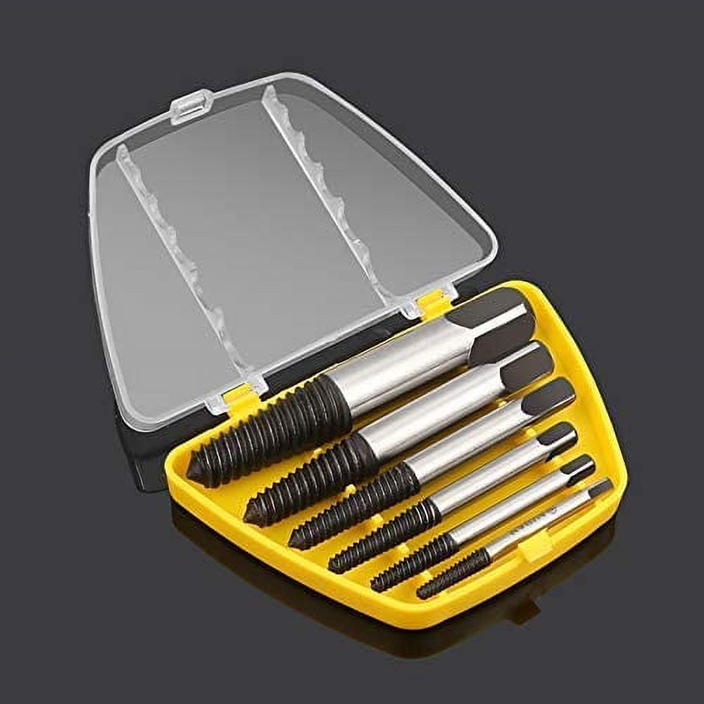 6Pcs Screw Extractor Kit Damage Broken Bolt Removal Tool Set - Walmart.com