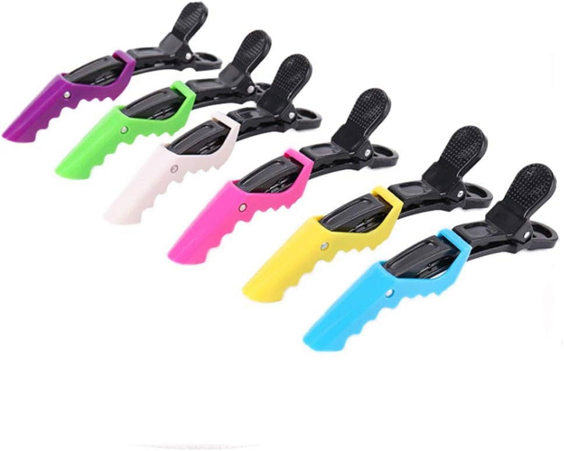 6Pcs Sectioning Clips Hair Sectioning Clip Clamps Black Alligator ...