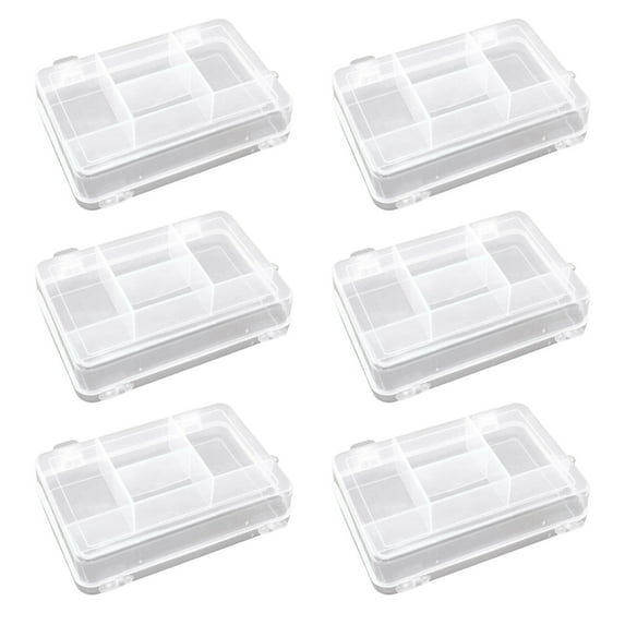 6Pcs See Through Divider Boxes For Efficient Organization Divider Box ...