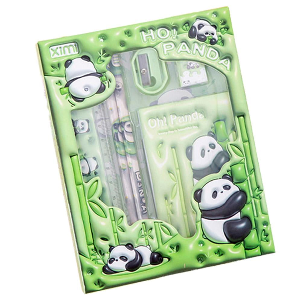 6Pcs/Set Christmas Stationery Set Children Cartoon School Supplies Gift ...