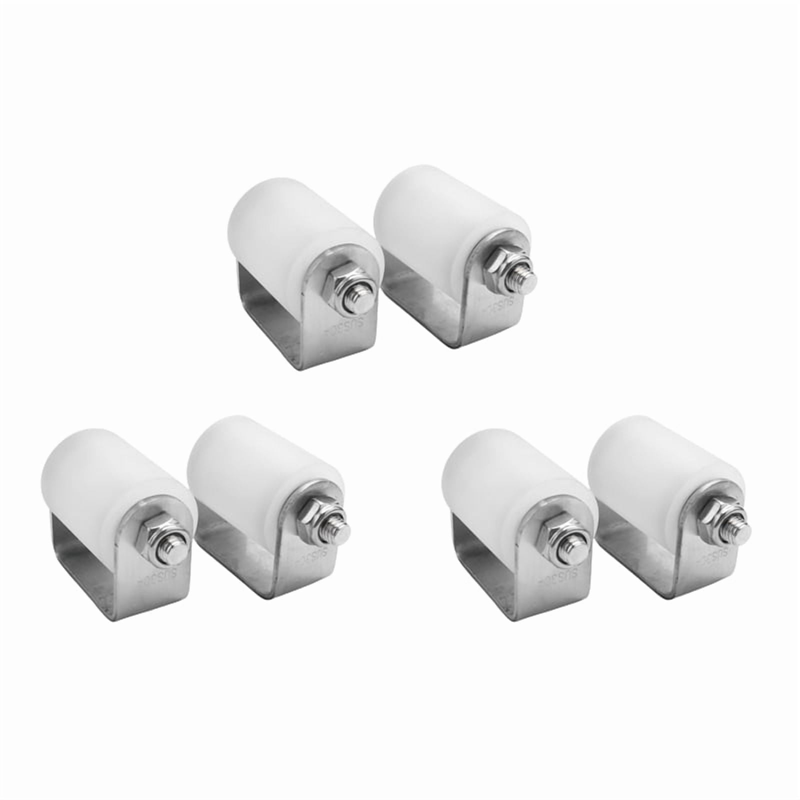 6Pcs Slide Gate Guide Roller 3 Inches Hard Nylon Sliding Rolling Gates ...