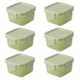 6Pcs Small Food Storage Containers With Leakproof Lids, Condiment Sauce ...