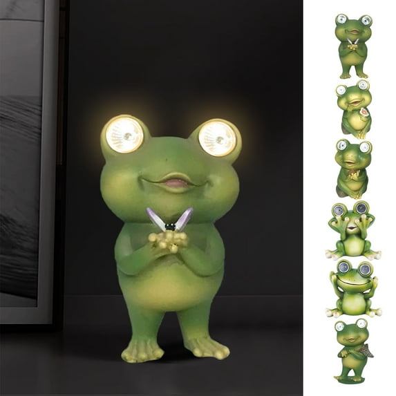 6Pcs Solar Garden Ornament under $5! Yrmaups Solar Powered Luminous ...