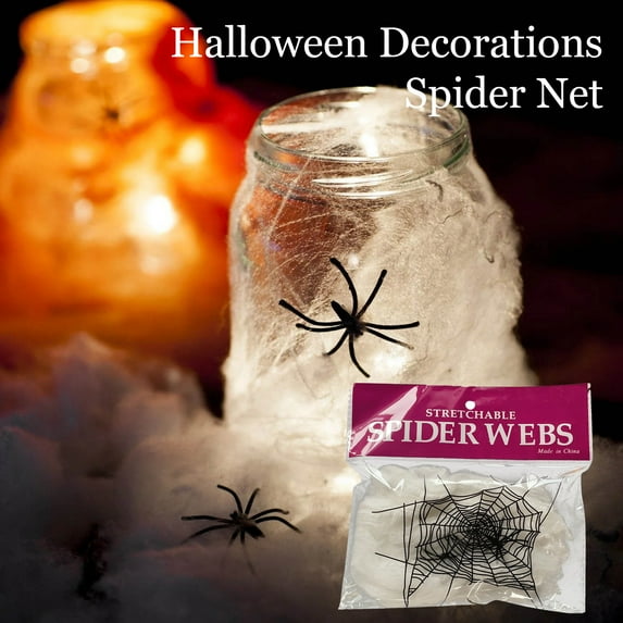 6Pcs Spider And Cobweb Set Festive Halloween Scene Decor Prop, Spooky ...