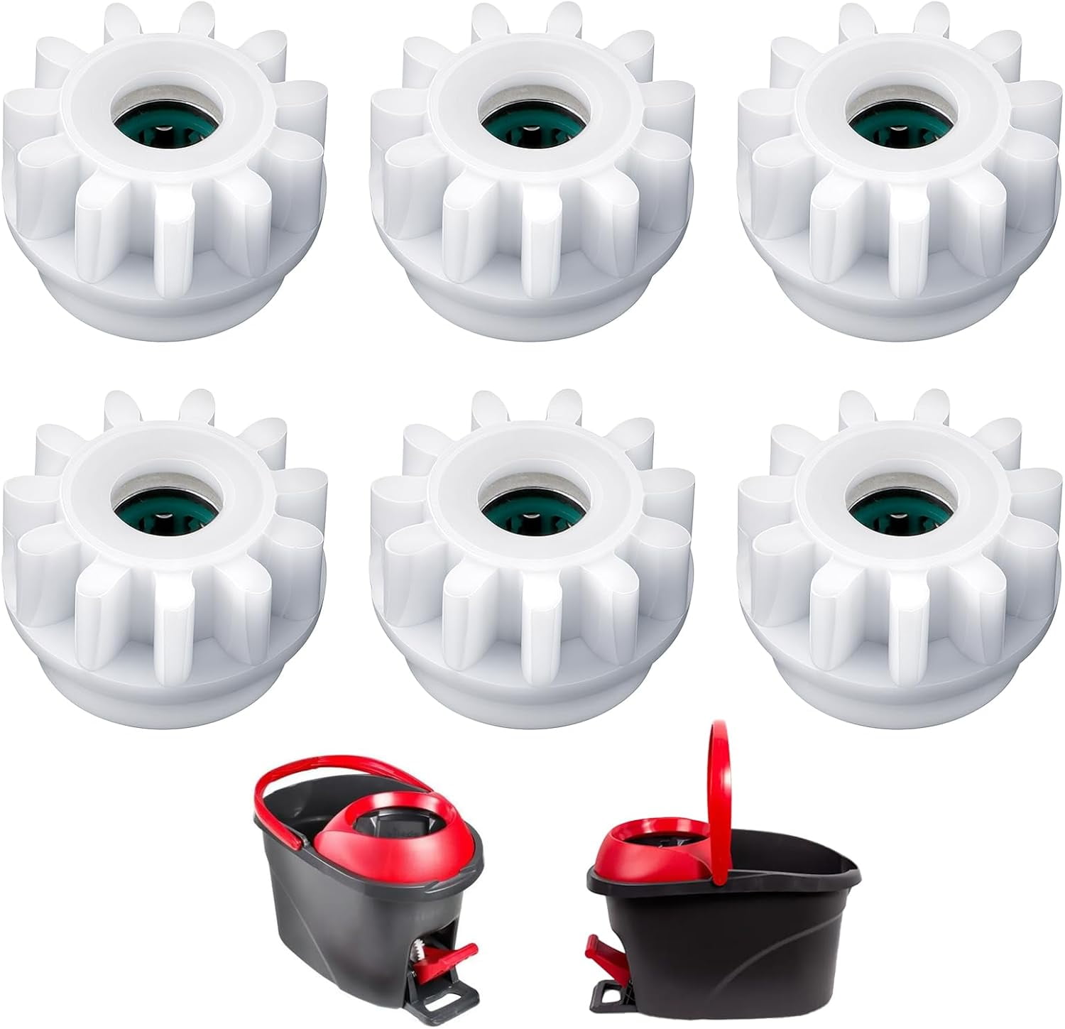 6Pcs Spin Mop Replacement Parts, Spin Mop Bucket Clutch Bearing Gear ...