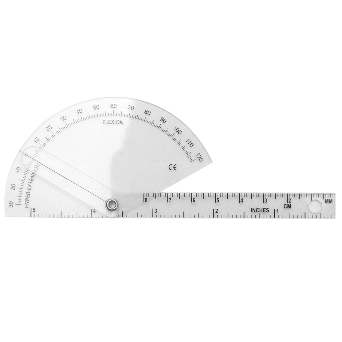 6Pcs Spinal Ruler Finger Goniometer Protractors Multi-Ruler Angle 180/ ...