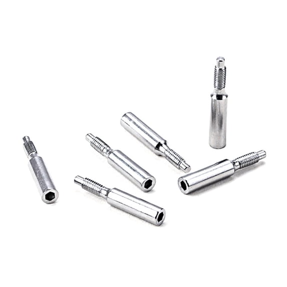 6Pcs Stainless Steel Guitar Tremolo Bridge Saddle String Lock Screw ...