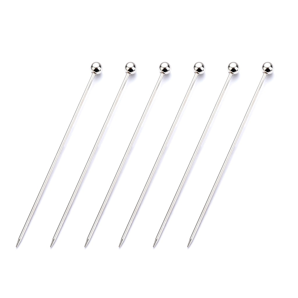 6Pcs Stainless Steels Reusable Cake Testing Needle Cake Tester Stick ...