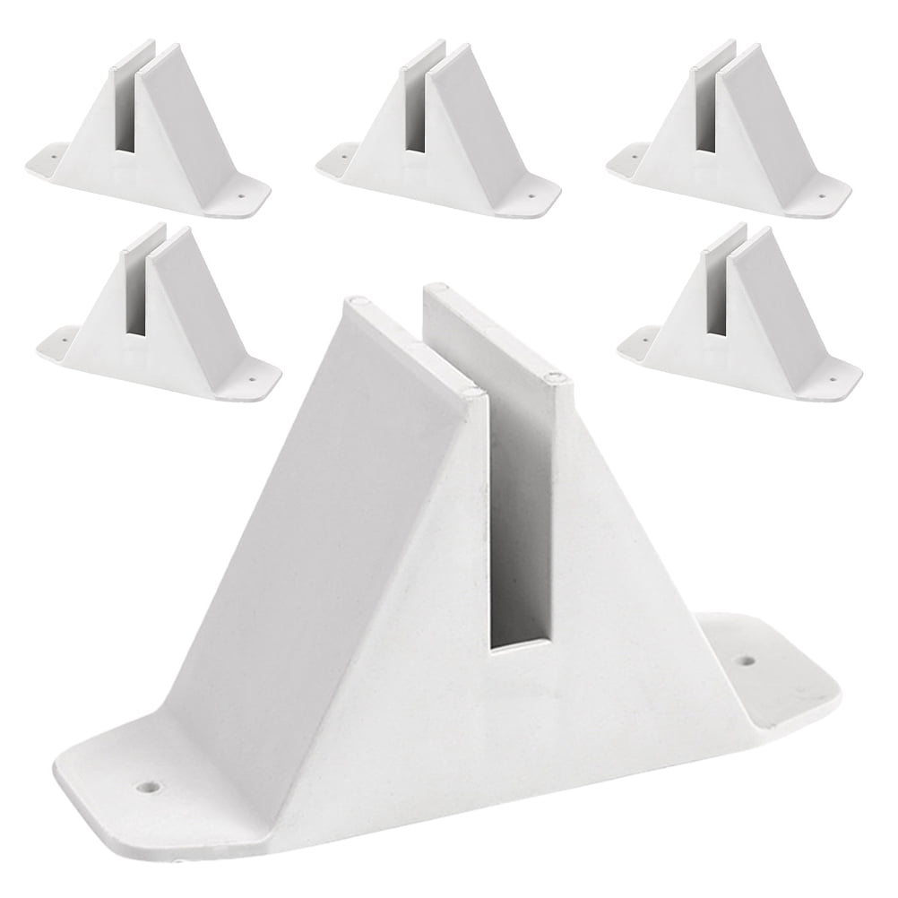 6Pcs Standing Fence Post Base Plastic Freestanding Pet Gate Support ...