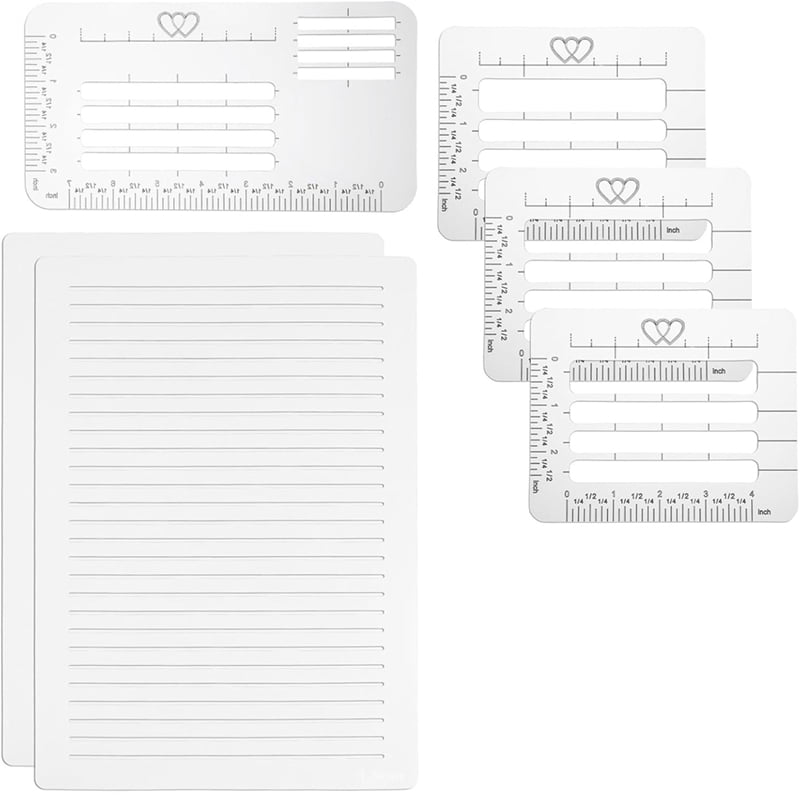 6Pcs Straight Line Stencil Template for Journaling,Stencils for ...