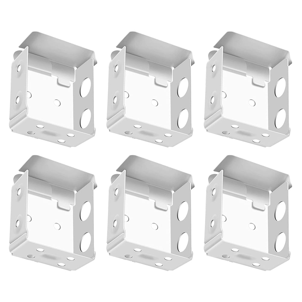 6Pcs Sturdy Blind Brackets Window Blinds Low Profile Box Mounting ...