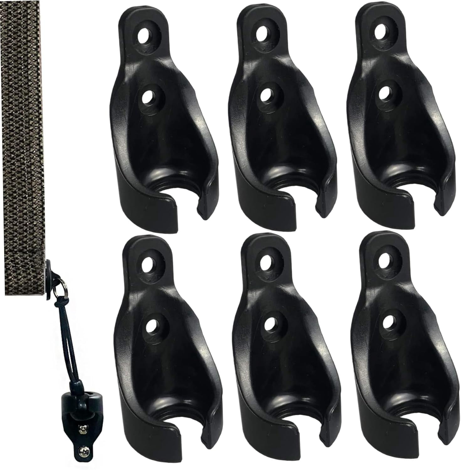 6Pcs Sun Shade Tie Downs,Bungee Ball Receiver Weather Resistant Pre ...