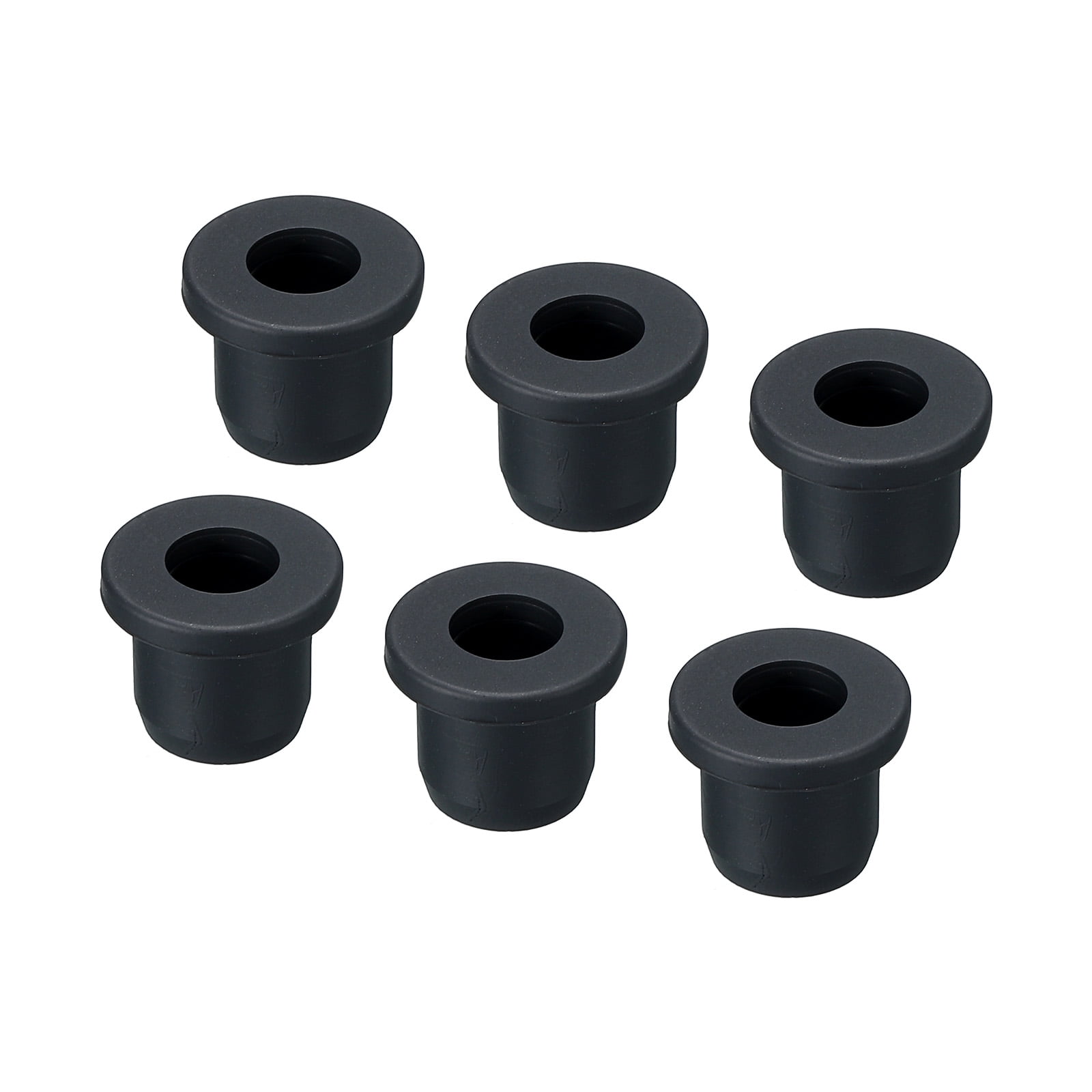 6Pcs T Shape Rubber Grommet Mount Dia 11mm ID 7mm H 12mm Seal ...