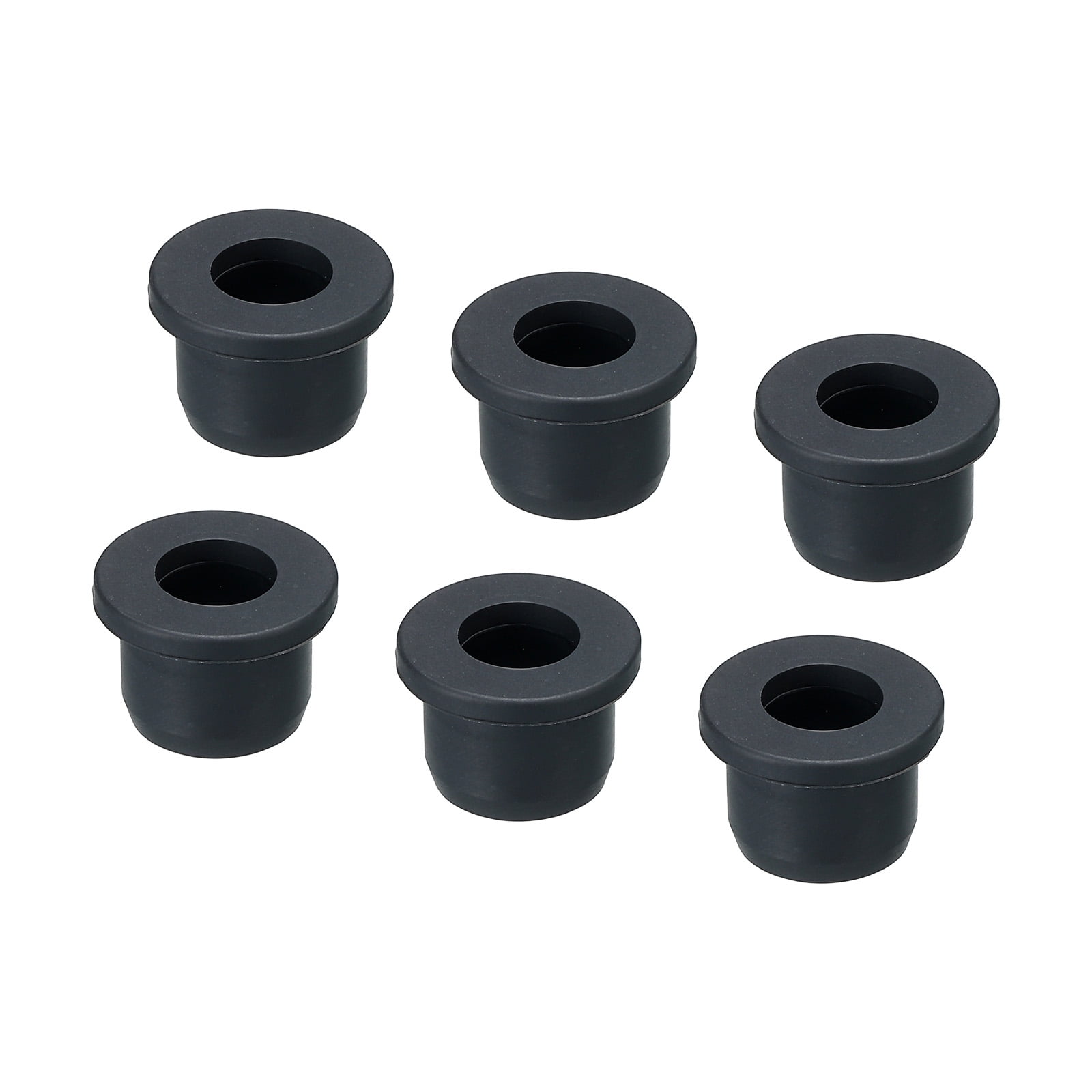 6Pcs T Shape Rubber Grommet Mount Dia 14mm ID 9mm H 12mm Seal ...