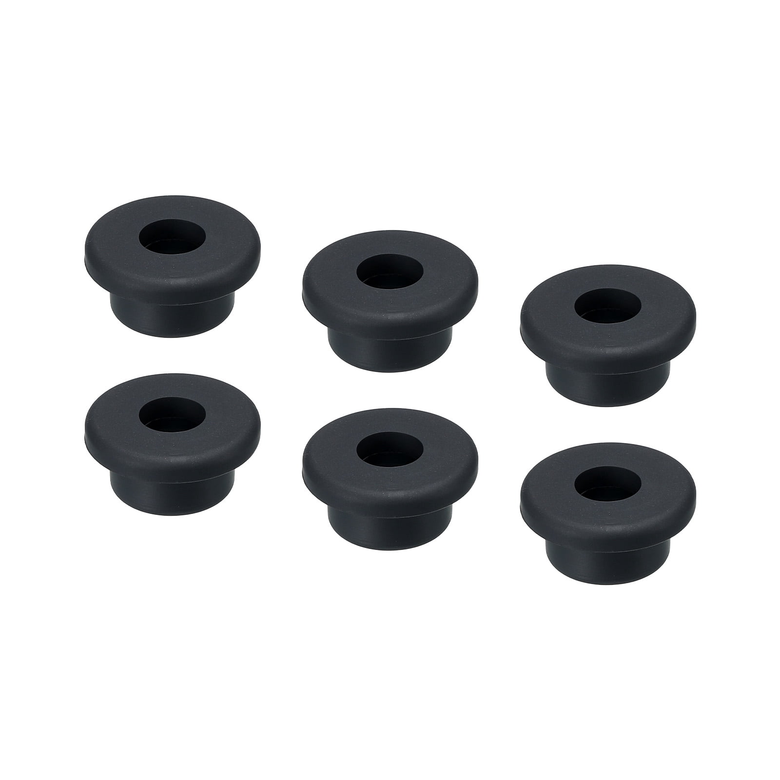 6Pcs T Shape Rubber Grommet Mount Dia 21mm ID 11mm H 14mm Seal ...