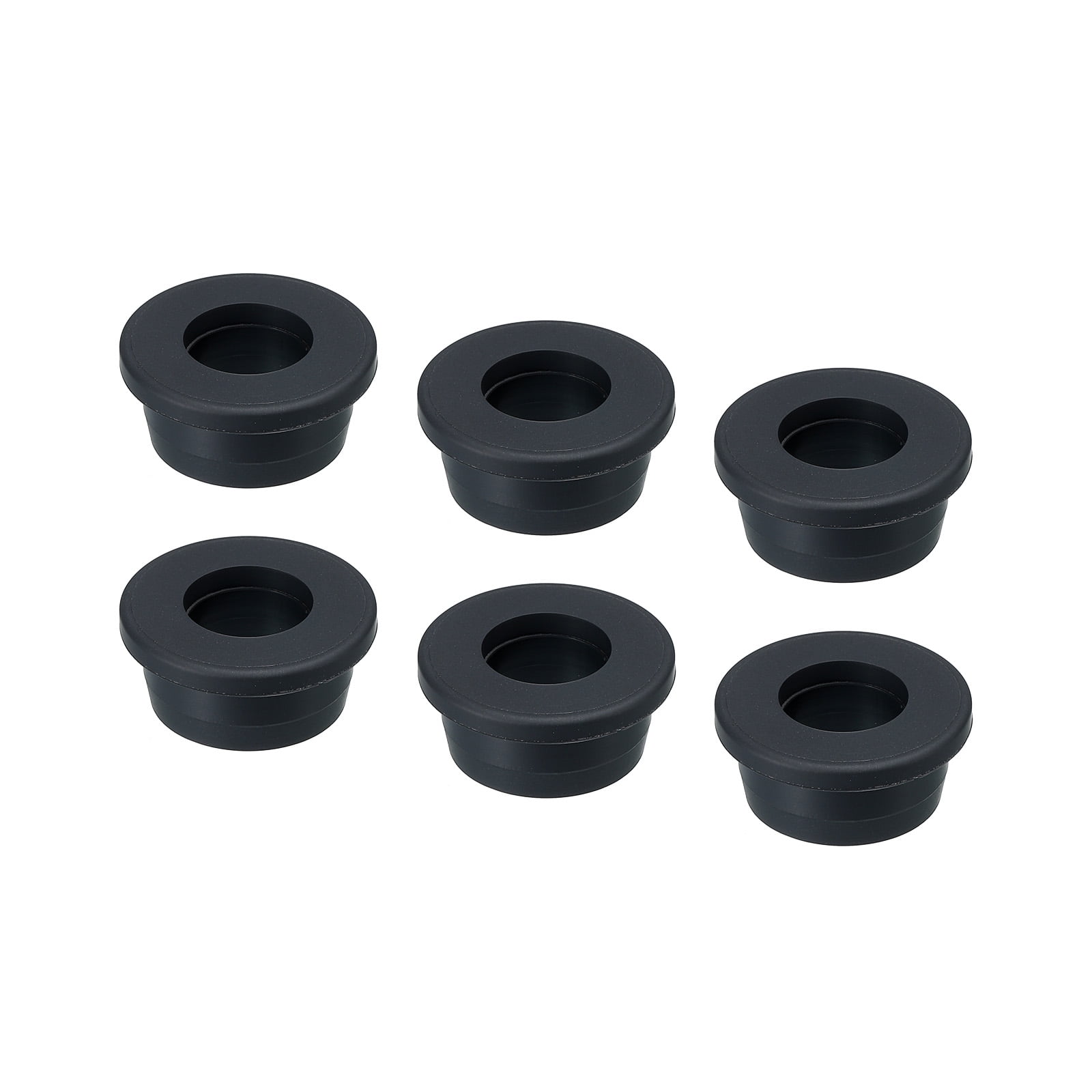 6Pcs T Shape Rubber Grommet Mount Dia 24.5mm ID 15mm H 13mm Seal ...