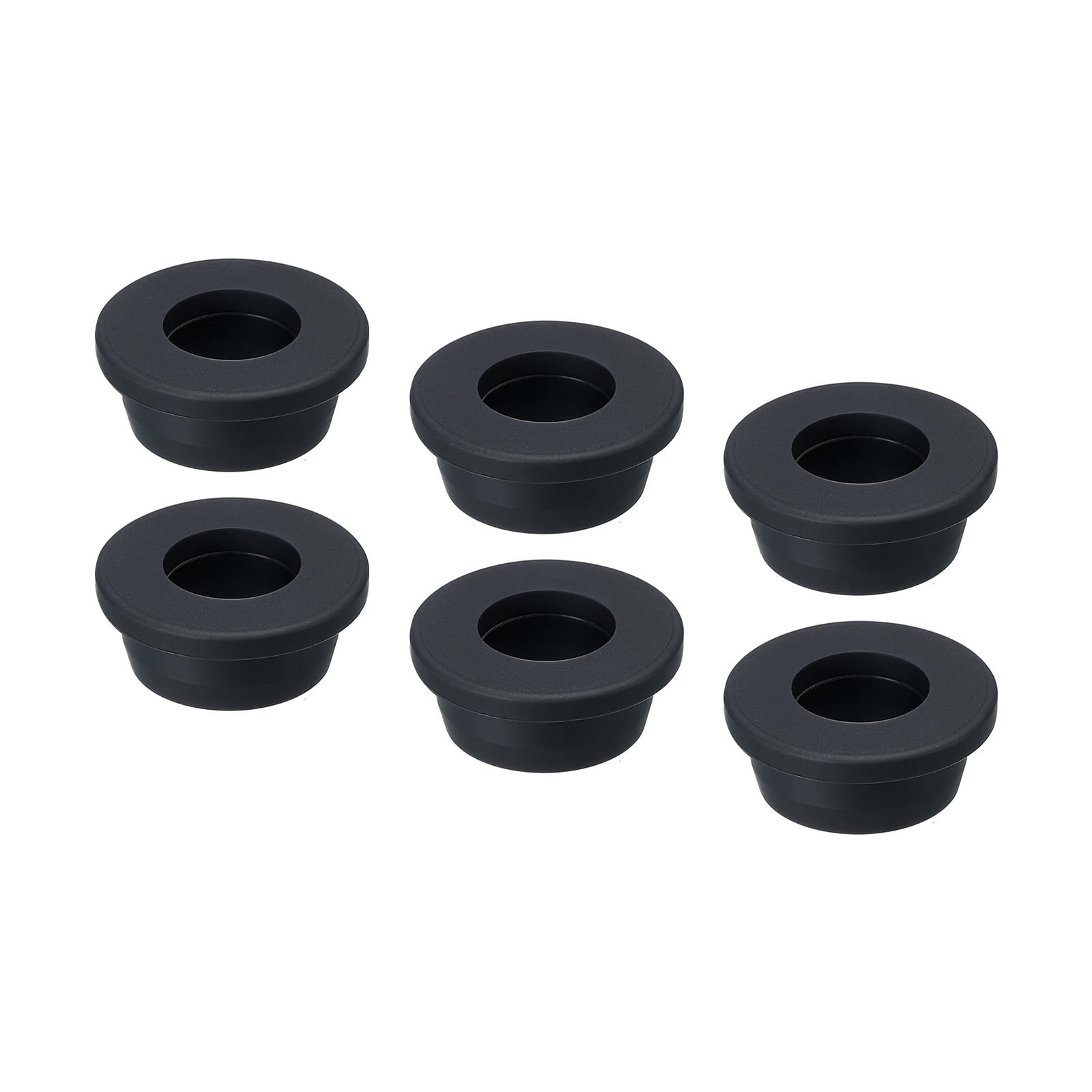 6Pcs T Shape Rubber Grommet Mount Dia 27mm ID 17mm H 14mm Seal ...