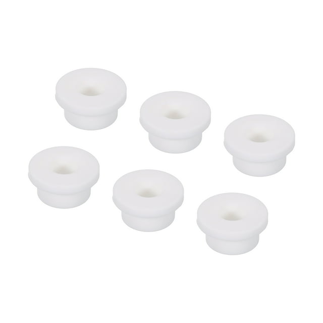 6Pcs T Type Rubber Grommet Mount Dia 22mm ID 12mm H 14mm Seal ...