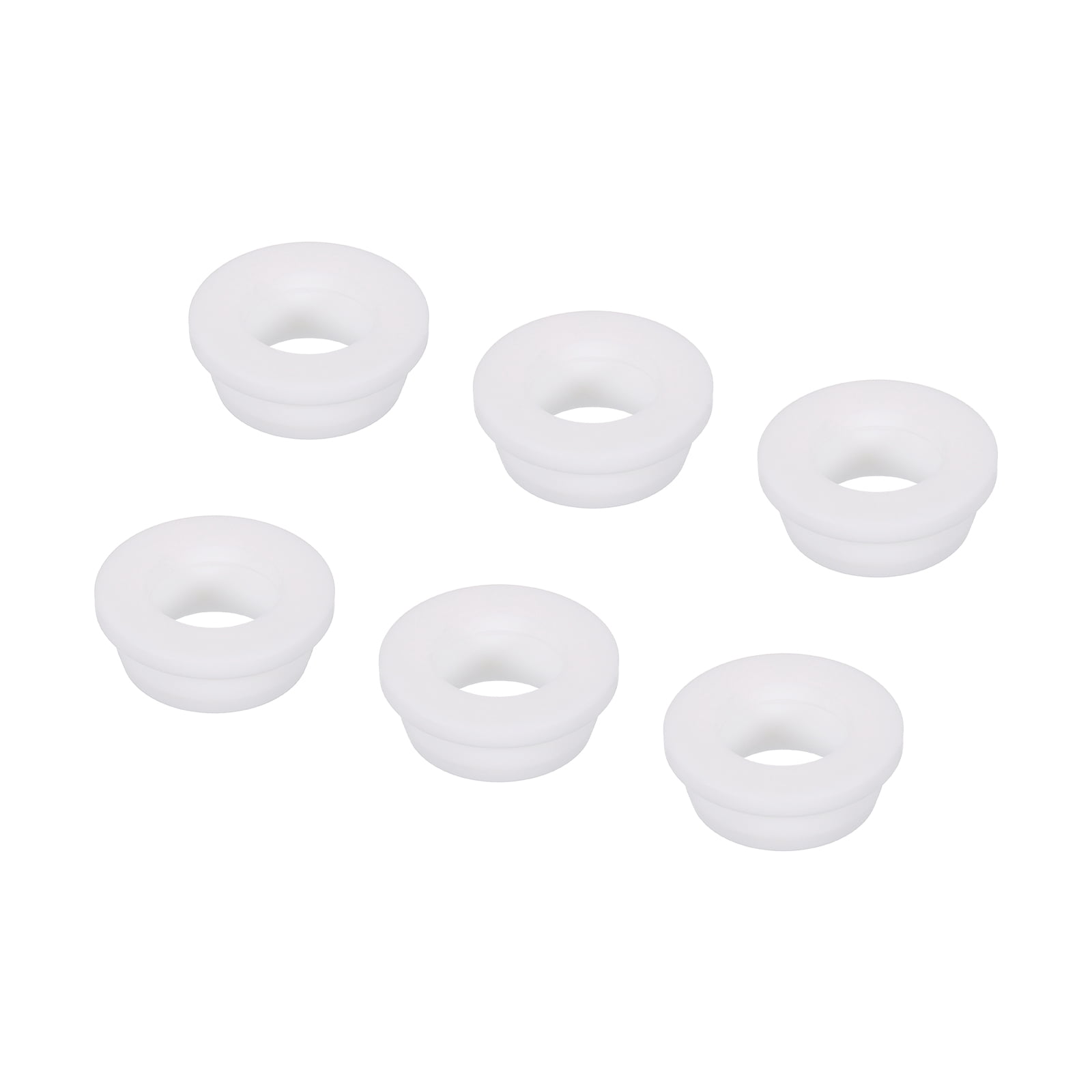 6Pcs T Type Rubber Grommet Mount Dia 31.3mm ID 21mm H 14mm Seal ...