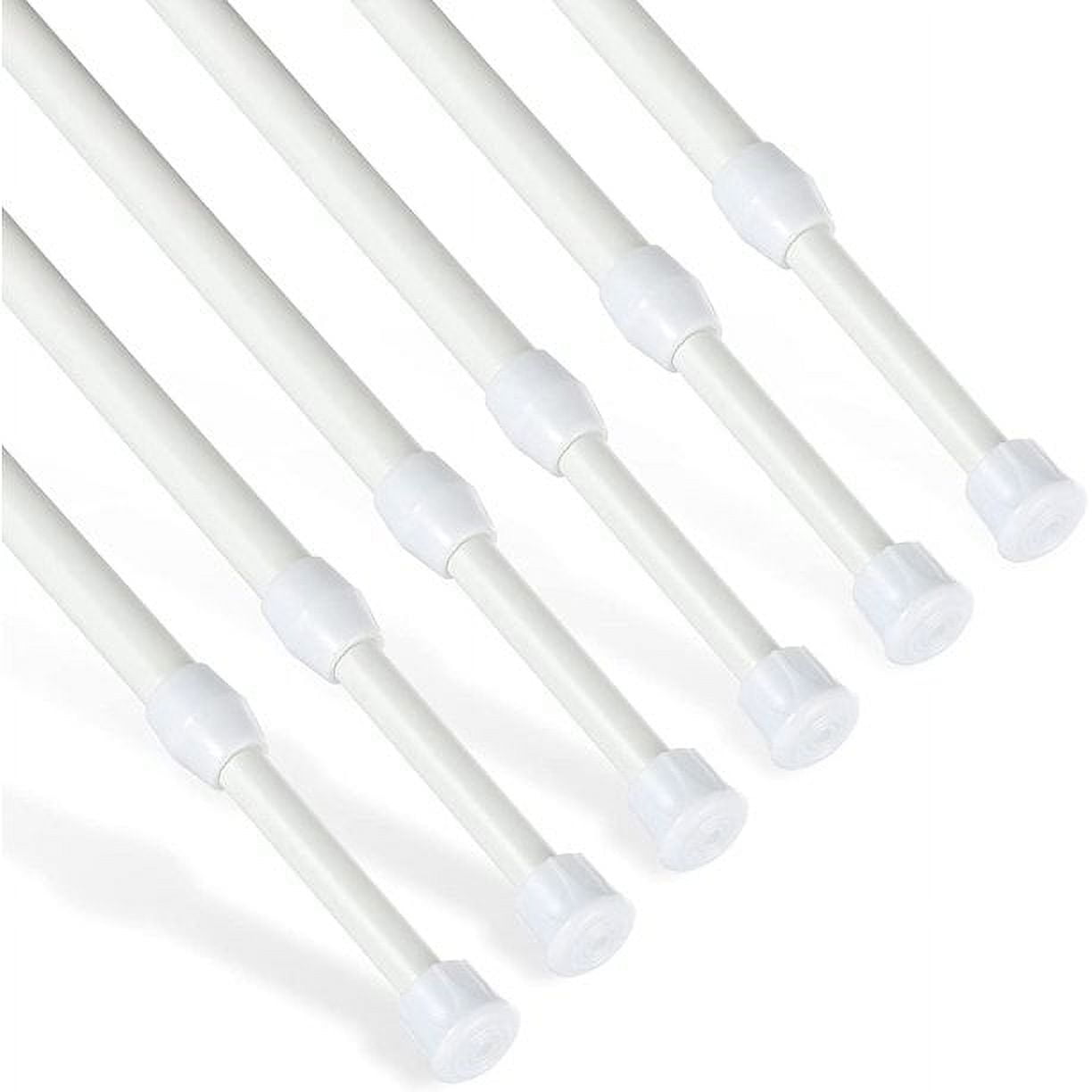 6Pcs Tension Rod, Tension Curtain Rod, No Drilling Rustproof Spring ...