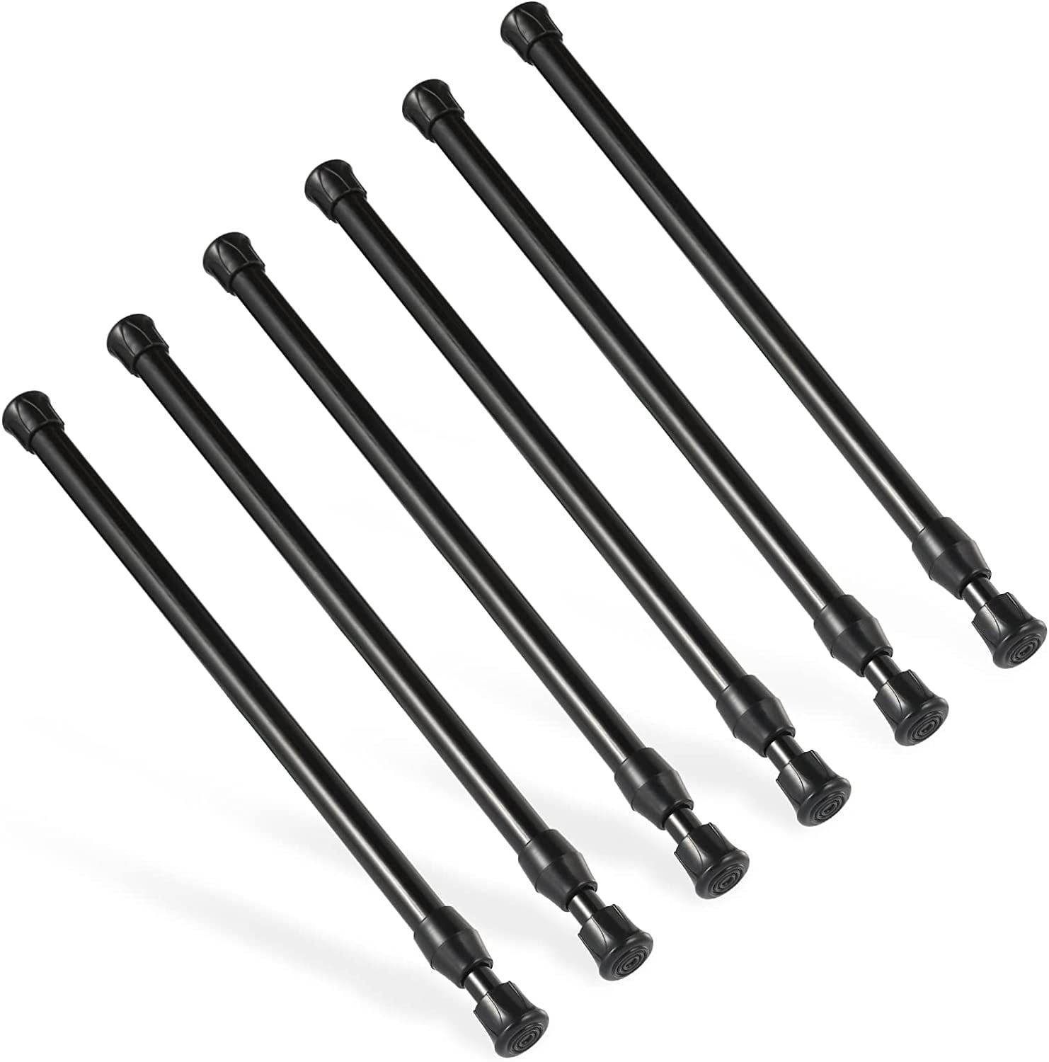 6Pcs Tension Rod, Tension Rods for Windows, No Drilling Rustproof ...