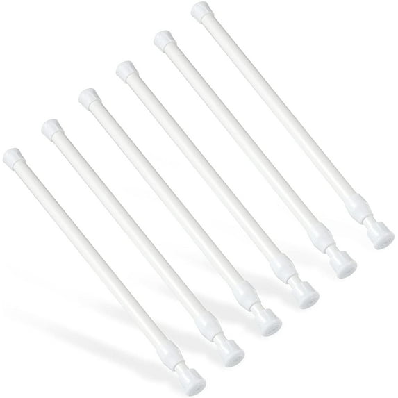 Walmart 6Pcs Adjustable, Rustproof Tension Rods for Doors, Windows ...