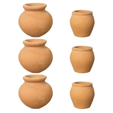 Set of 2 Different Size Natural Terracotta Fallen Pots or Hanging Pots ...