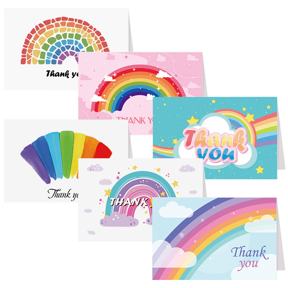 6Pcs Thank You Cards Teacher Blessing Card Teacher Appreciation ...